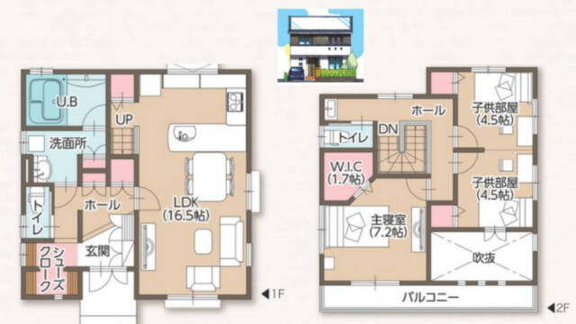 【富士住建の間取りを公開】30・32・35坪の図面を徹底解説＜平屋と2世帯も＞ | もやし夫婦の富士住建研究所